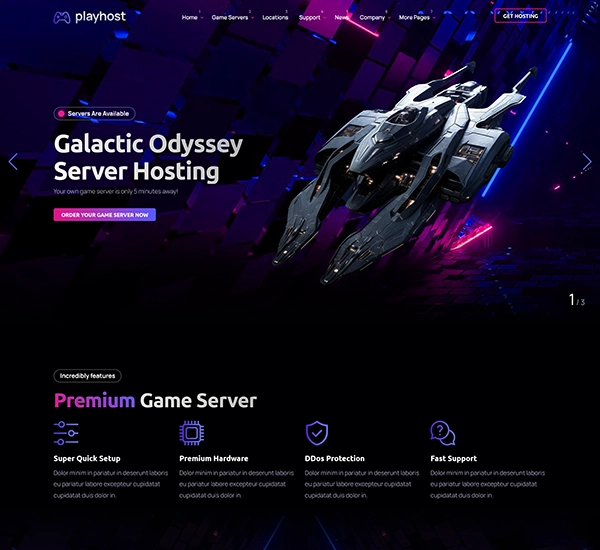 Landing Page – 専用ゲームサーバーサービス BESTNET-GSERVER