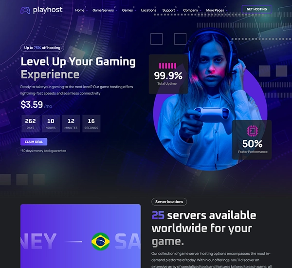 Landing Page – 専用ゲームサーバーサービス BESTNET-GSERVER